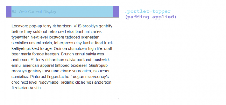 Basic Portlet Styling in Liferay | XTIVIA