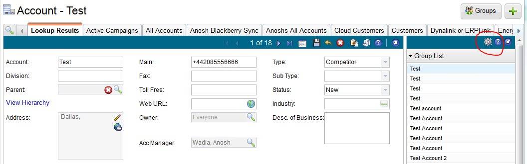 New Group Options Available in InforCRM/SalesLogix v8.1 CU03