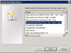 How to Setup a Data Source in SSRS to Access, Excel, and CSV Files