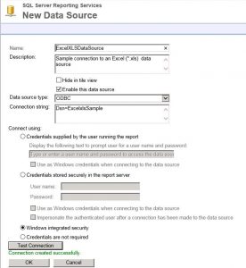 How to Setup a Data Source in SSRS to Access, Excel, and CSV Files