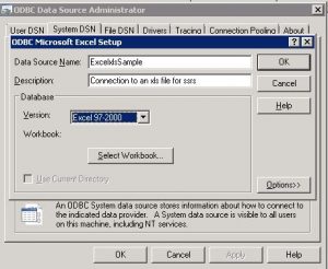 How to Setup a Data Source in SSRS to Access, Excel, and CSV Files