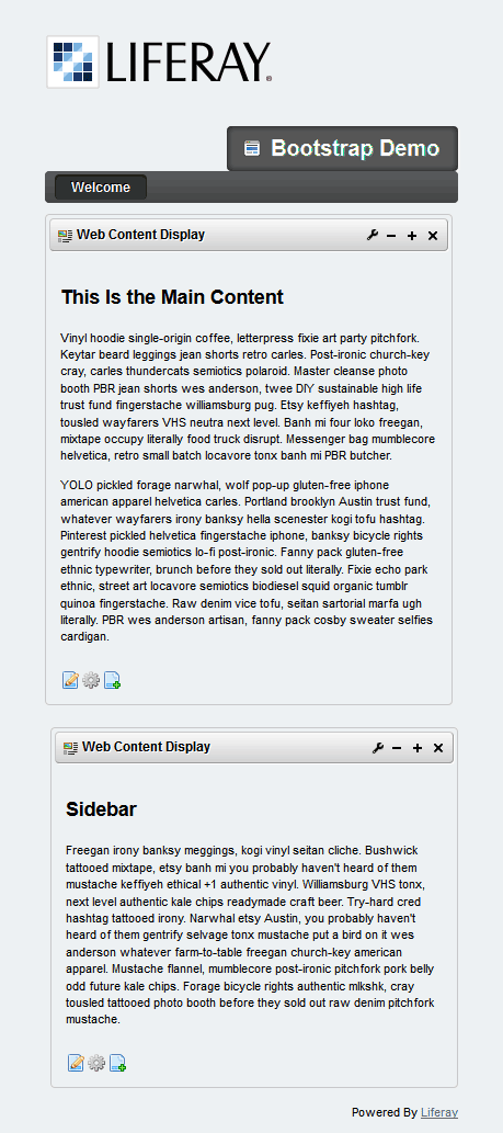 Building Responsive Layouts in Liferay with Twitter Bootstrap | XTIVIA