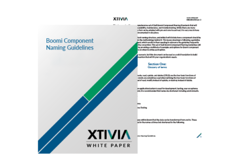 Boomi Component Naming Guidelines