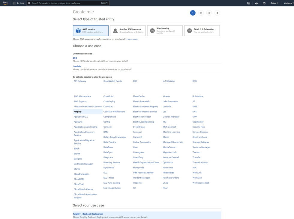 AWS Amplify as a playground for a NextJS application with Contentful