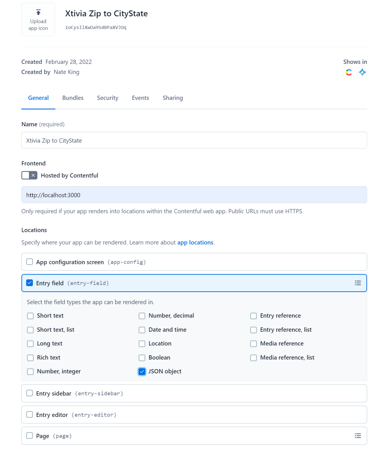 Building a Custom Contentful App that Invokes an External API