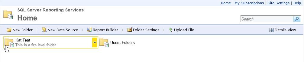 Where did that folderReport go in SQL Server Reporting Services | XTIVIA