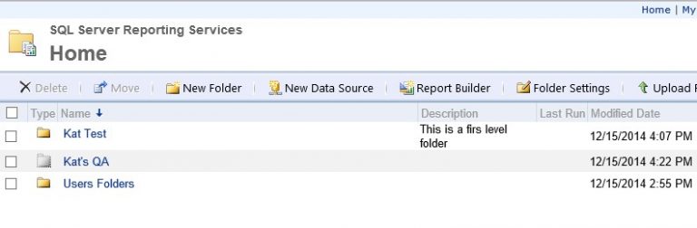 Where did that folderReport go in SQL Server Reporting Services | XTIVIA