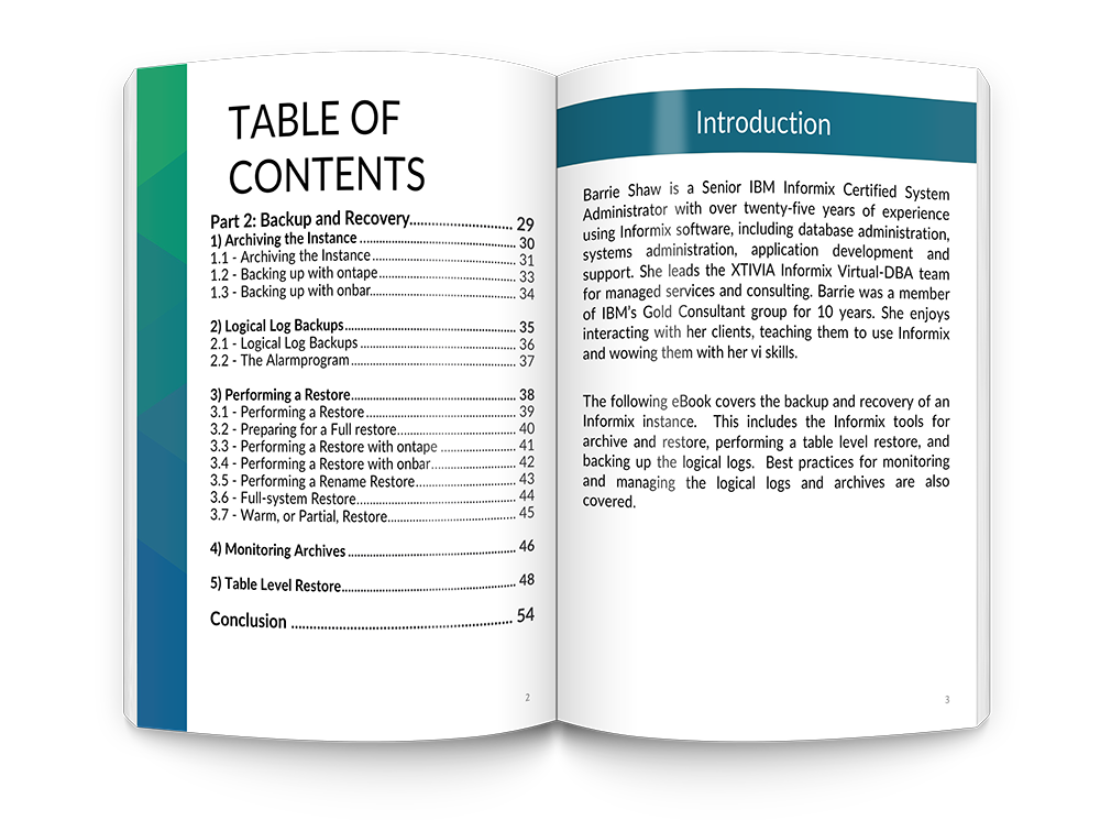 Informix Basic Administration Part 2 | XTIVIA