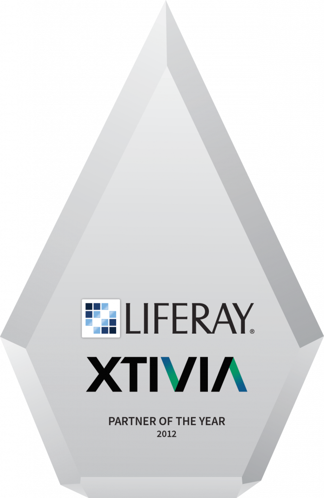 Liferay Awards XTIVIA 2012 North American Partner of the Year | XTIVIA