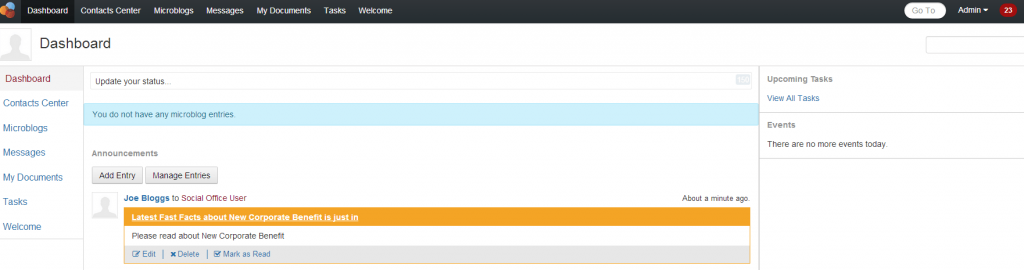 Extending Liferay's Social Office Notifications | XTIVIA