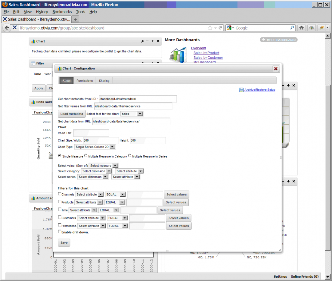 Dashboard framework for data warehouse in Liferay, Part 1 | XTIVIA