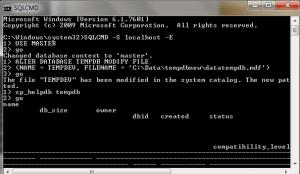 How to Start SQL Server if You Lost TEMPDB Data files