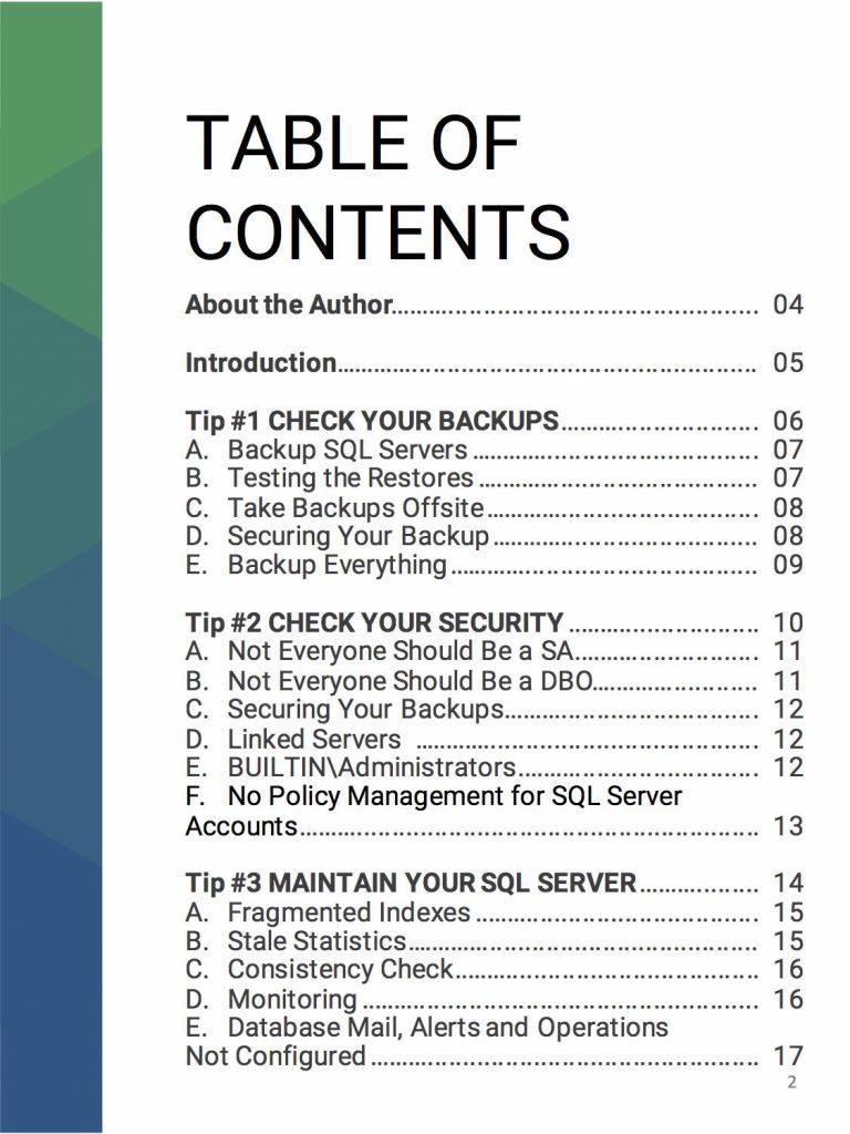The Top Ten Tips for SQL Server Performance & Resiliency | XTIVIA